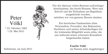 Traueranzeigen von Peter Völkl | trauer.merkur.de