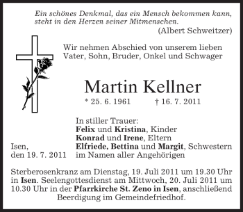 Traueranzeigen von Martin Kellner | trauer.merkur.de