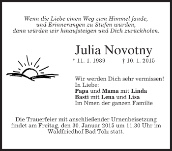 Julia Novotny's Instagram, Twitter & Facebook on IDCrawl