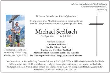 Traueranzeigen von Michael Seelbach | trauer.merkur.de