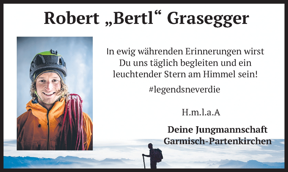 Traueranzeigen von Robert Johann Grasegger | trauer.merkur.de