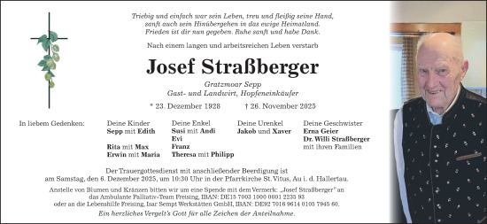 Traueranzeigen | trauer.merkur.de